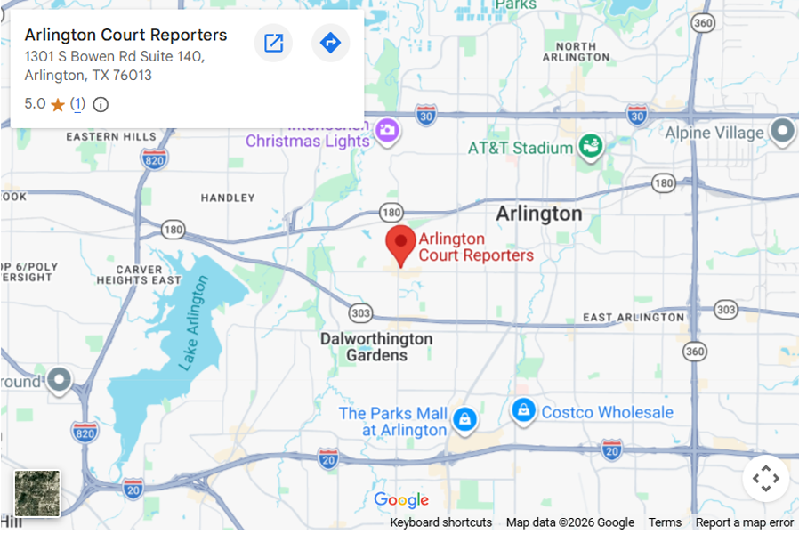 Arlington Court Reporting – The most convenient location in The Dallas ...